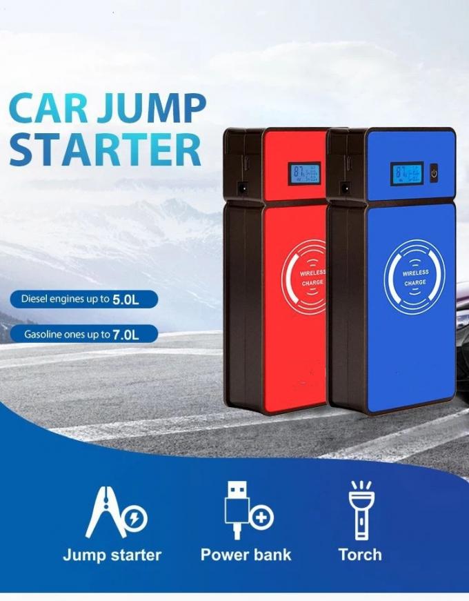 12V - 16V Electronic Car Jump Starter 10W Jump Starter With Wireless ...