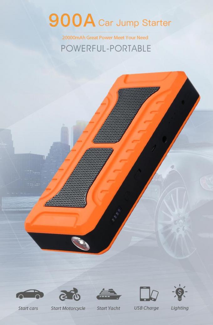 12V 800A Jump Starter Compacto Bateria de Automóvel Portátil Booster 20000mAh