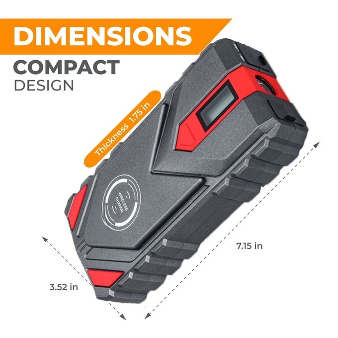 Power Jump Starter 12000mAh 10W Multi Function Jump Starter Kit